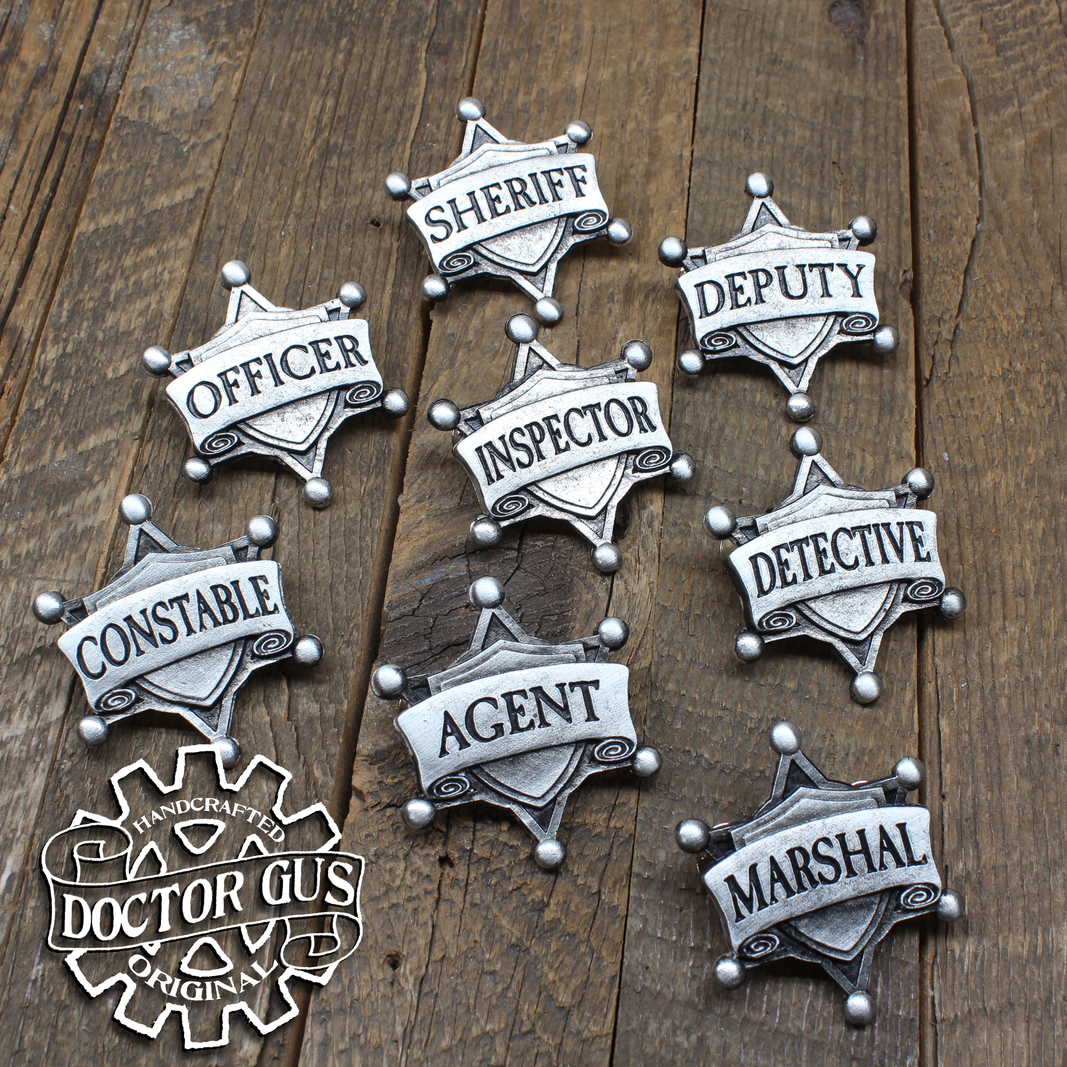 Law Badges – Doctor Gus Designs