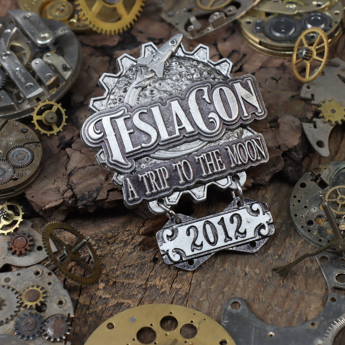 Teslacon 3 - A Trip to the Moon Badge – Doctor Gus Designs