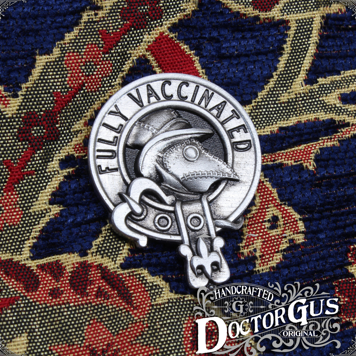 Fully Vaccinated Badge – Doctor Gus Designs