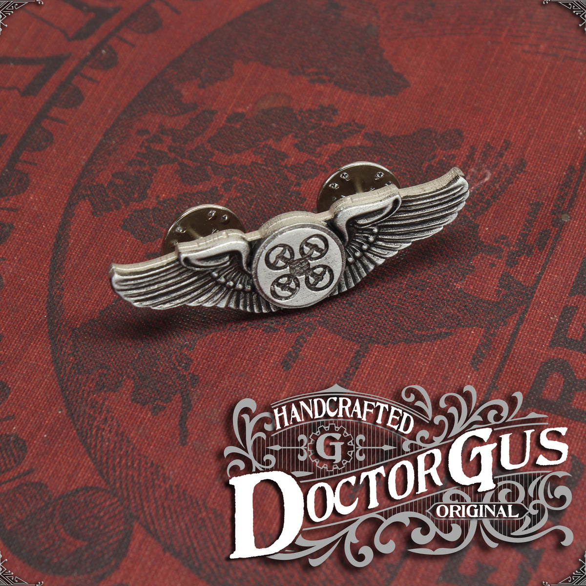 Drone Operator Pilot Wings - Mini Size – Doctor Gus Designs